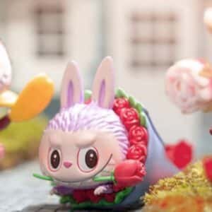 Figurine Labubu Rose Labubu - The Monsters Flower Elves Series | Labubu ...