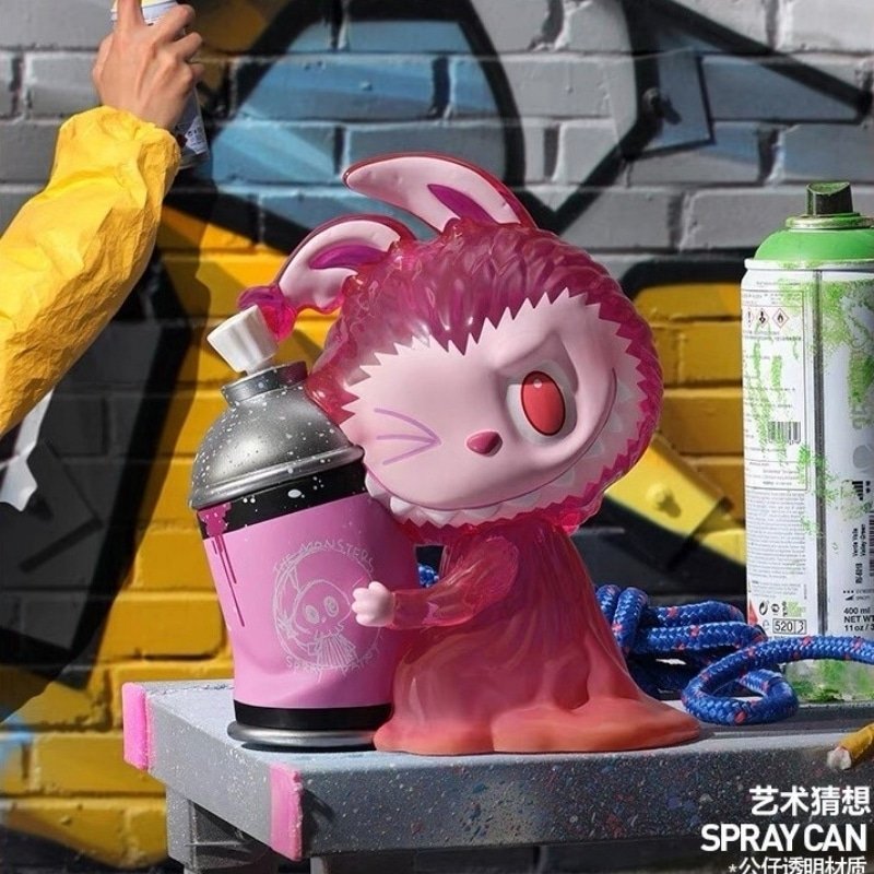 Figurine Labubu Spray Can - The Monsters Almost Hidden Series | Labubu ...
